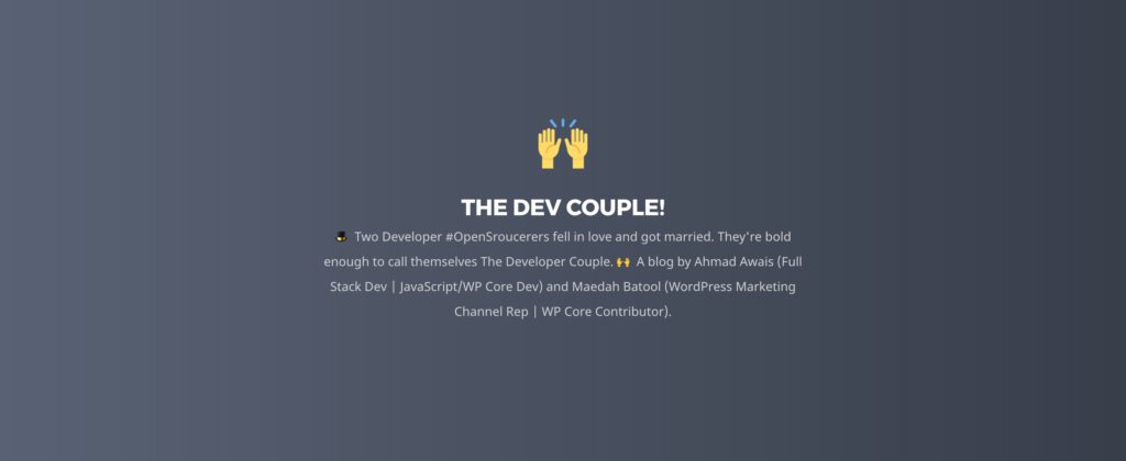 Sponsor Thedevcouple