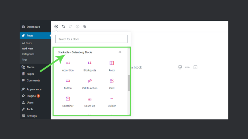 Stackable - Ultimate Gutenberg Block!
