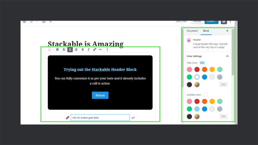 Stackable - Ultimate Gutenberg Block!