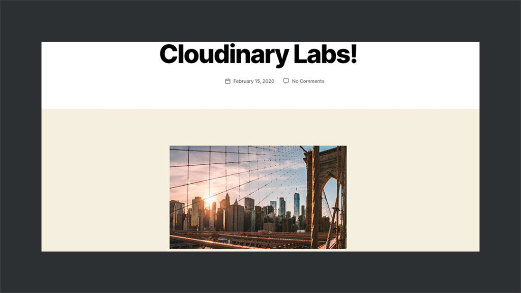 Cloudinary WordPress Plugin Review